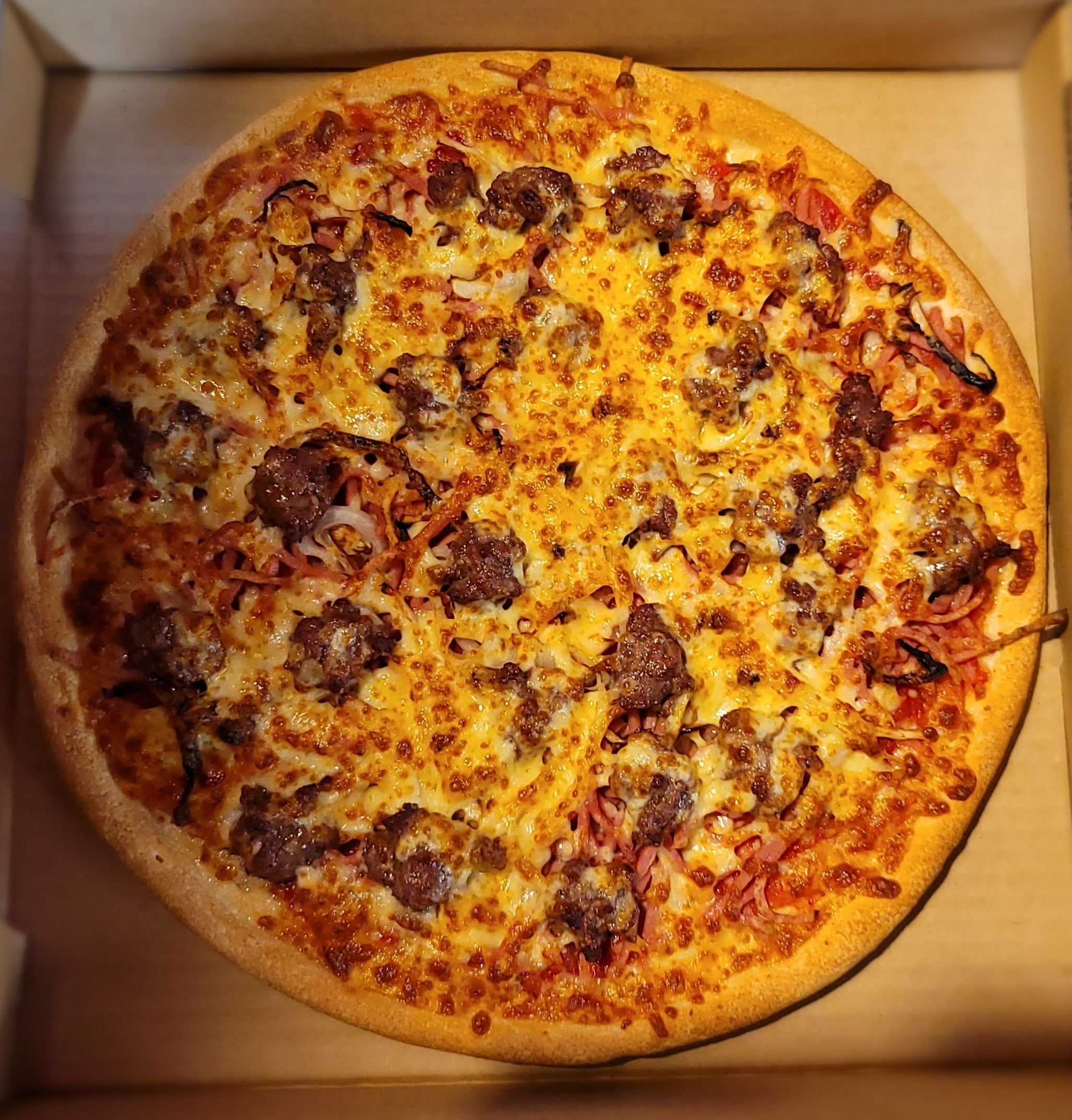 Large Ned Kelly | Shagys Pizza